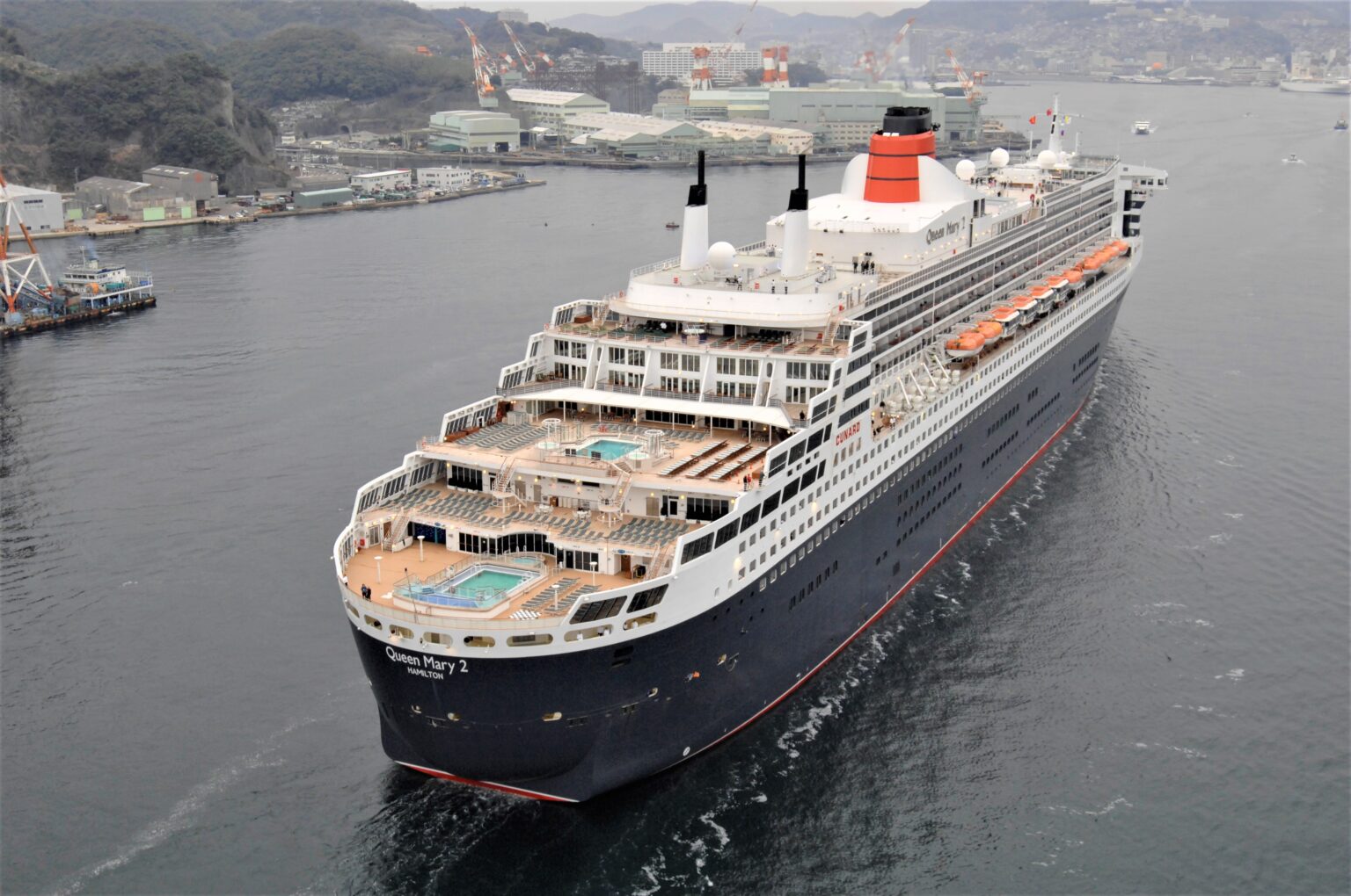 クイーン・メリー2:長崎港 | フネコ - Funeco